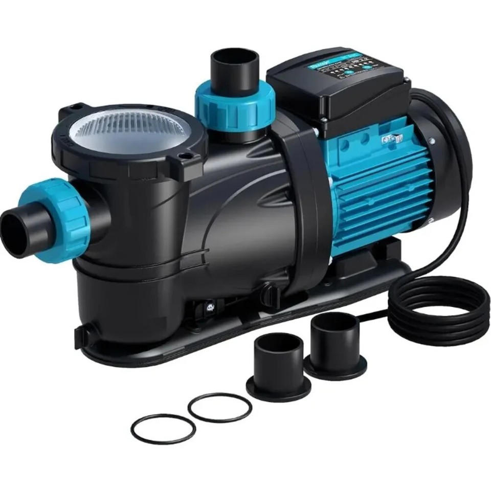 Self-priming Circulating Water Pump Swimming Pool Bath Outdoor ...