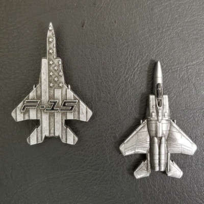 F-15 Eagle Military Aircraft Shaped Challenge Coin | eBay