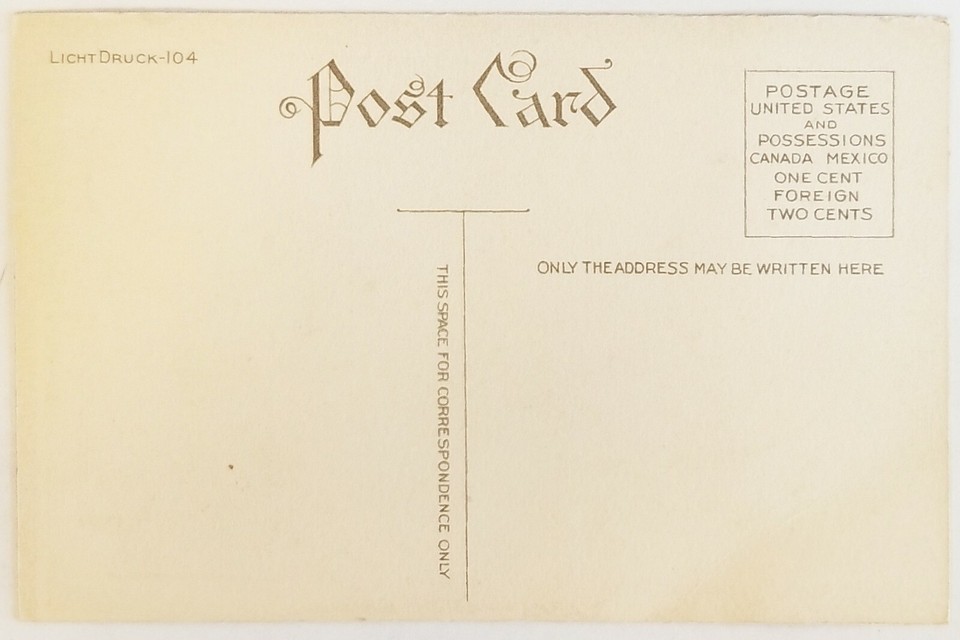 Flowers and Bridge Bow Postcard antique black white | eBay