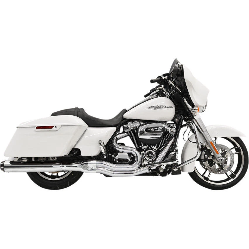 Bassani Straight Can B4 2-Into-1 Exhaust System for 2017 Harley Touring ...