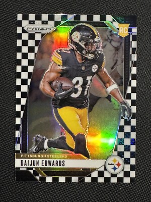 2024 Panini Prizm Black and White Checker Daijun Edwards #323 RC | eBay