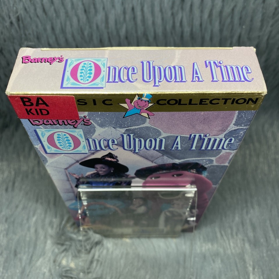Barney Once Upon a Time VHS Tape 1996 Vintage Cartoon Classic ...