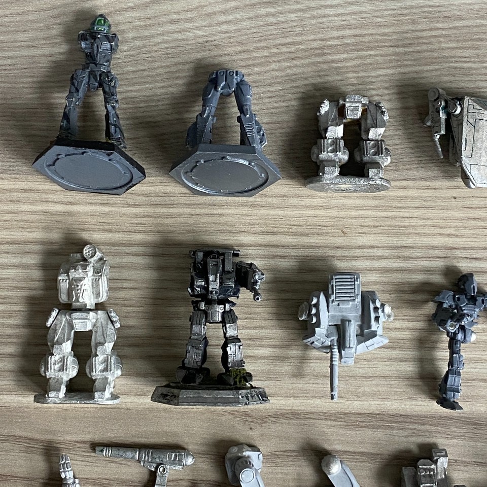 BATTLETECH SPARES METAL MINIATURES MECHWARRIOR MECHS FASA IRON WIND RAL ...
