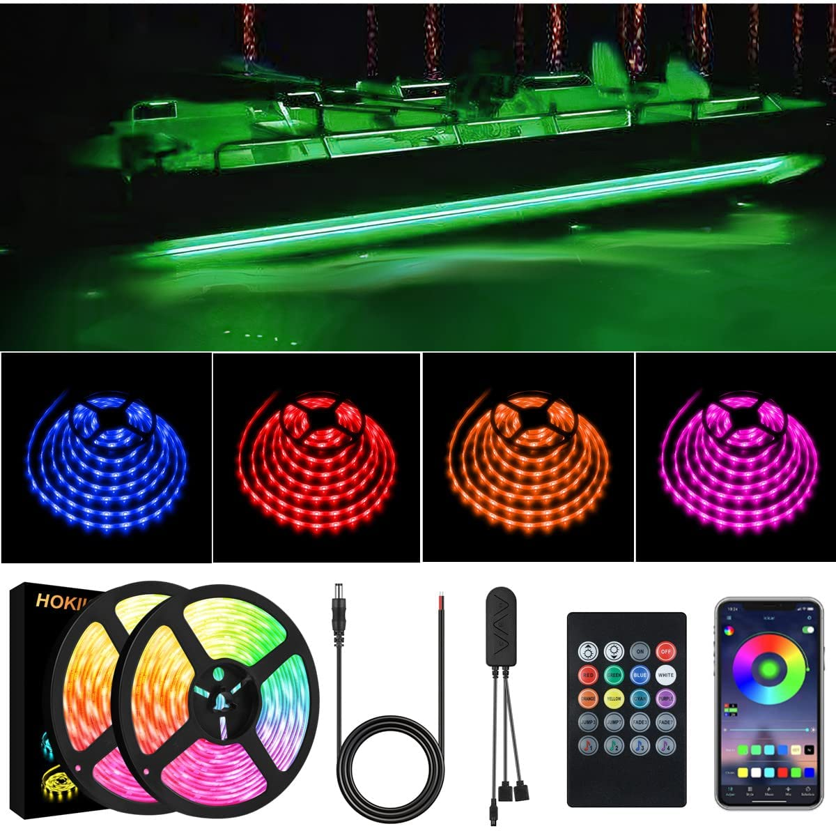 Color Changing Led Strip Lights For Boats Marine Night Lights LED