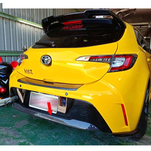Sale- Carbon Fits TOYOTA Corolla AURIS 5DR Rear Bumper Diffuser Cover ...