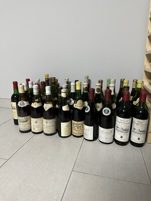 52 Flaschen Rotwein Frankreich und Weisswein Deutschland Keller ...