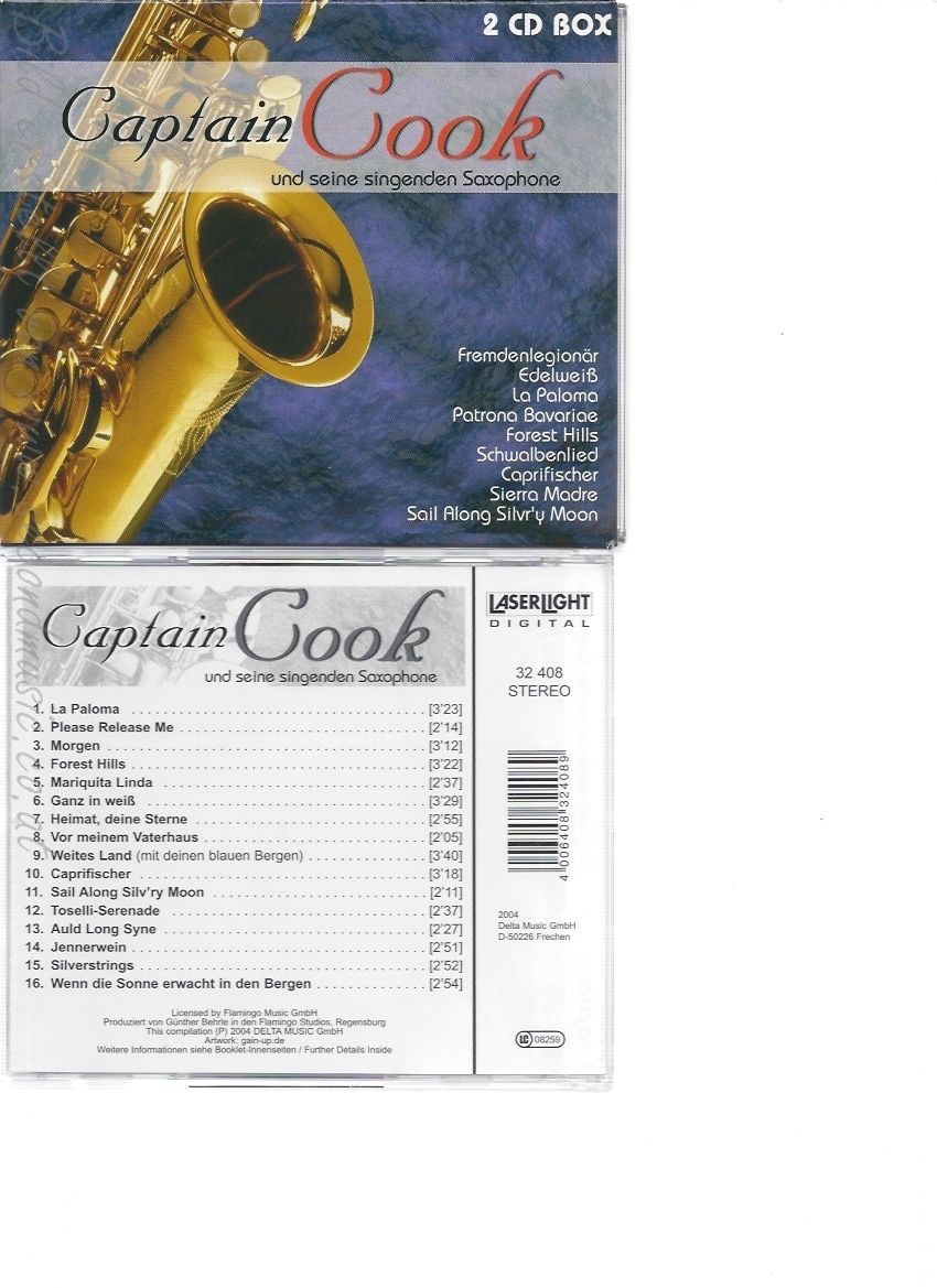 CD--CAPTAIN COOK UND SEINE SINGENDEN SAXOPHONE -- --CD -- CAPTAIN COOK ...
