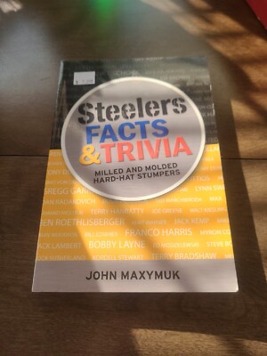Nice Pittsburgh Steelers Facts And Trivia Book | eBay