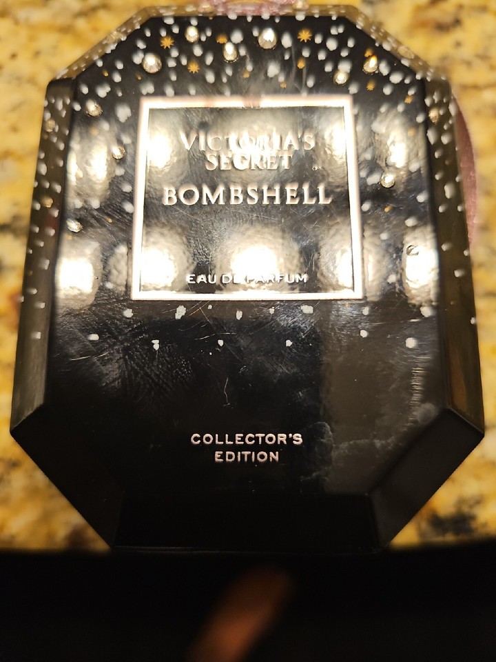 Victoria Secret Perfume Limited Edition Bombshell Black &silver Bottle ...