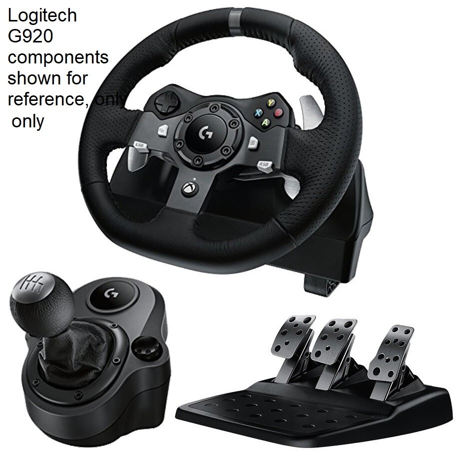 Logitech G G920 USB XBOX Steering Wheel/Pedals/Shifter Cable Connector ...