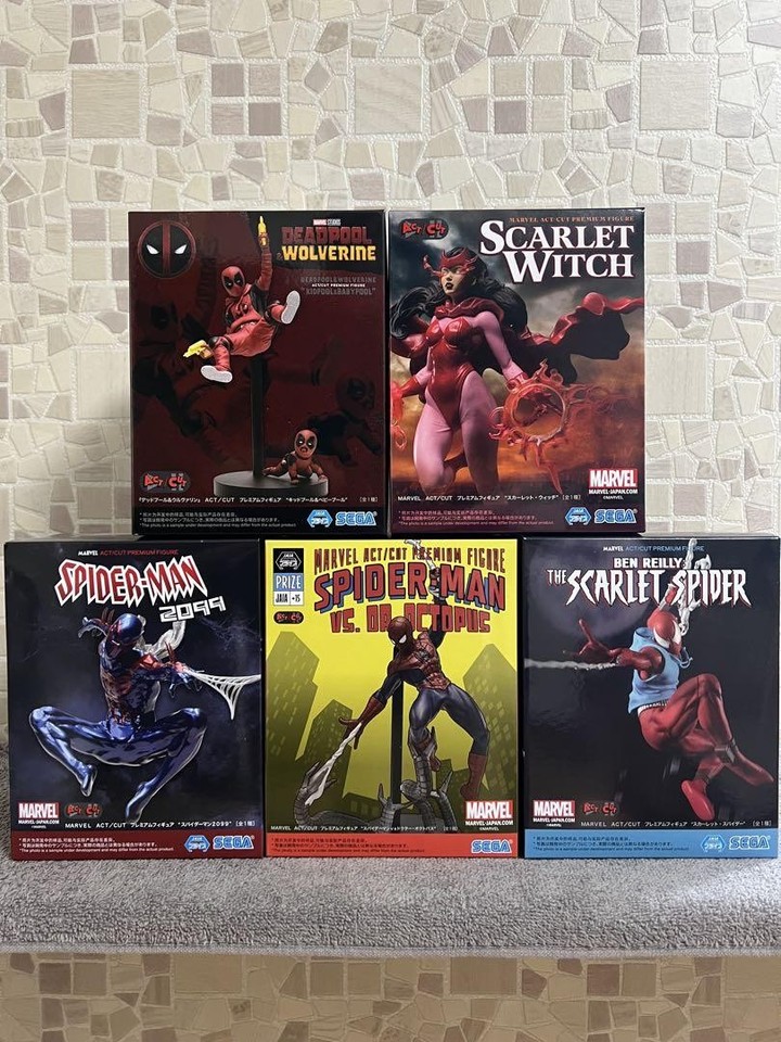 American comic book figure set of 5 figures | eBay