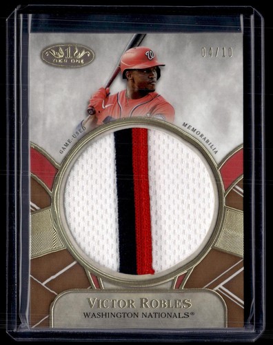 2022 Topps Tier One - Prodigious Patches #PPR-VR Victor Robles #/10 | eBay