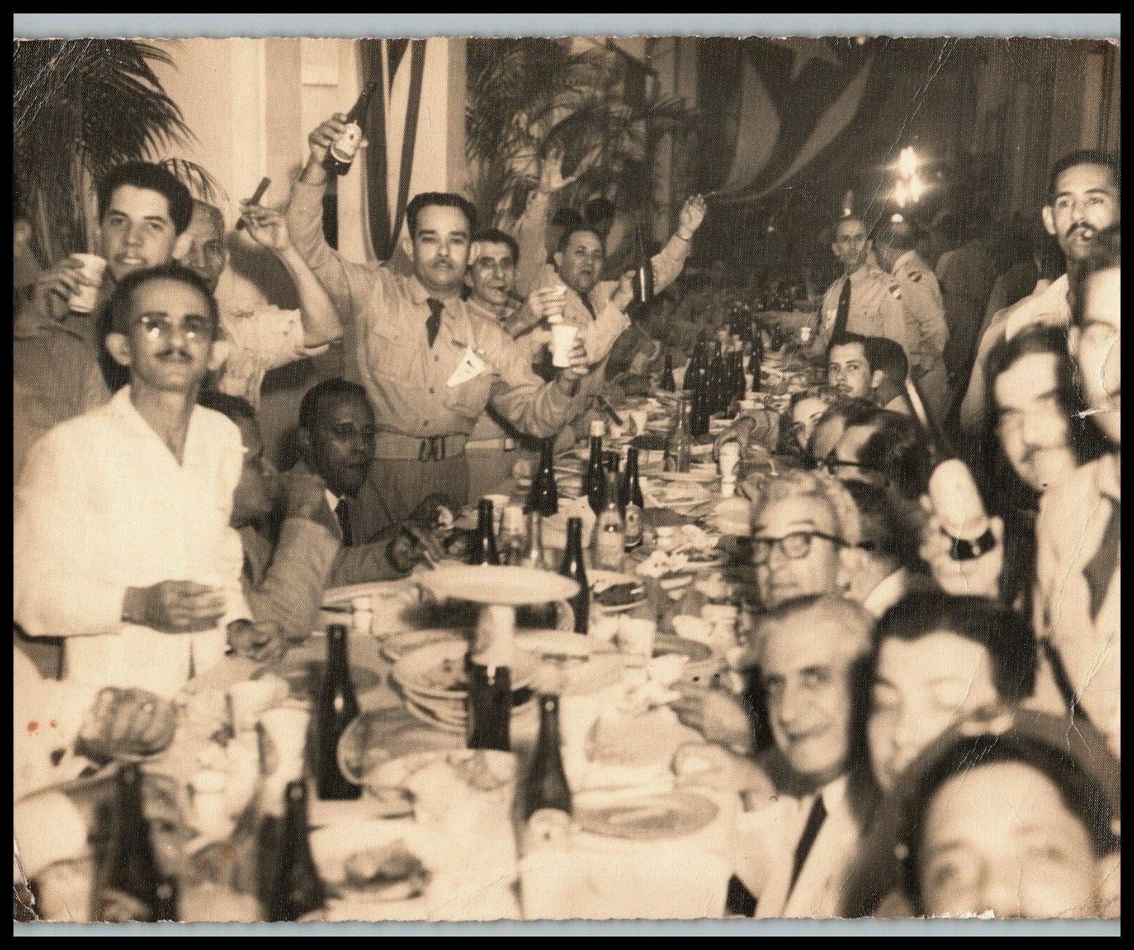 CUBAN POLICE MILITARY ARMY BATISTA TROOPS PORTRAIT 1950s UNIFORM ORIG ...