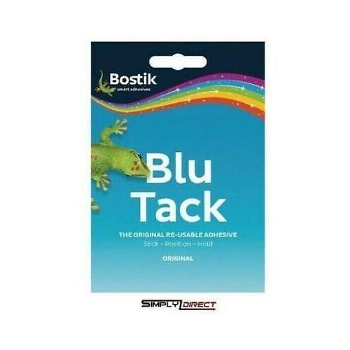 New BOSTIK TAK STICKY ADHESIVE BLUE TACK BLU TAC BLUTACK BLUETAC UHU ...