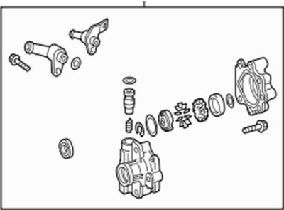 44310-0C090 Toyota Pump assy, vane 443100C090, New Genuine OEM Part | eBay