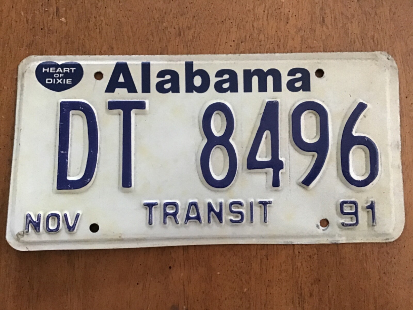 1991 Alabama Transit License Plate | eBay