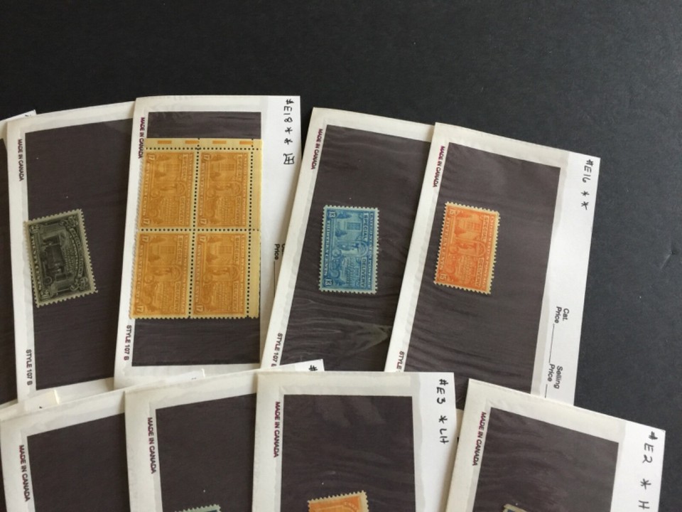 US STAMPS SC# E2-E3, E5, E7, E11, E13-E14, E16-E23 Special Delivery CV ...
