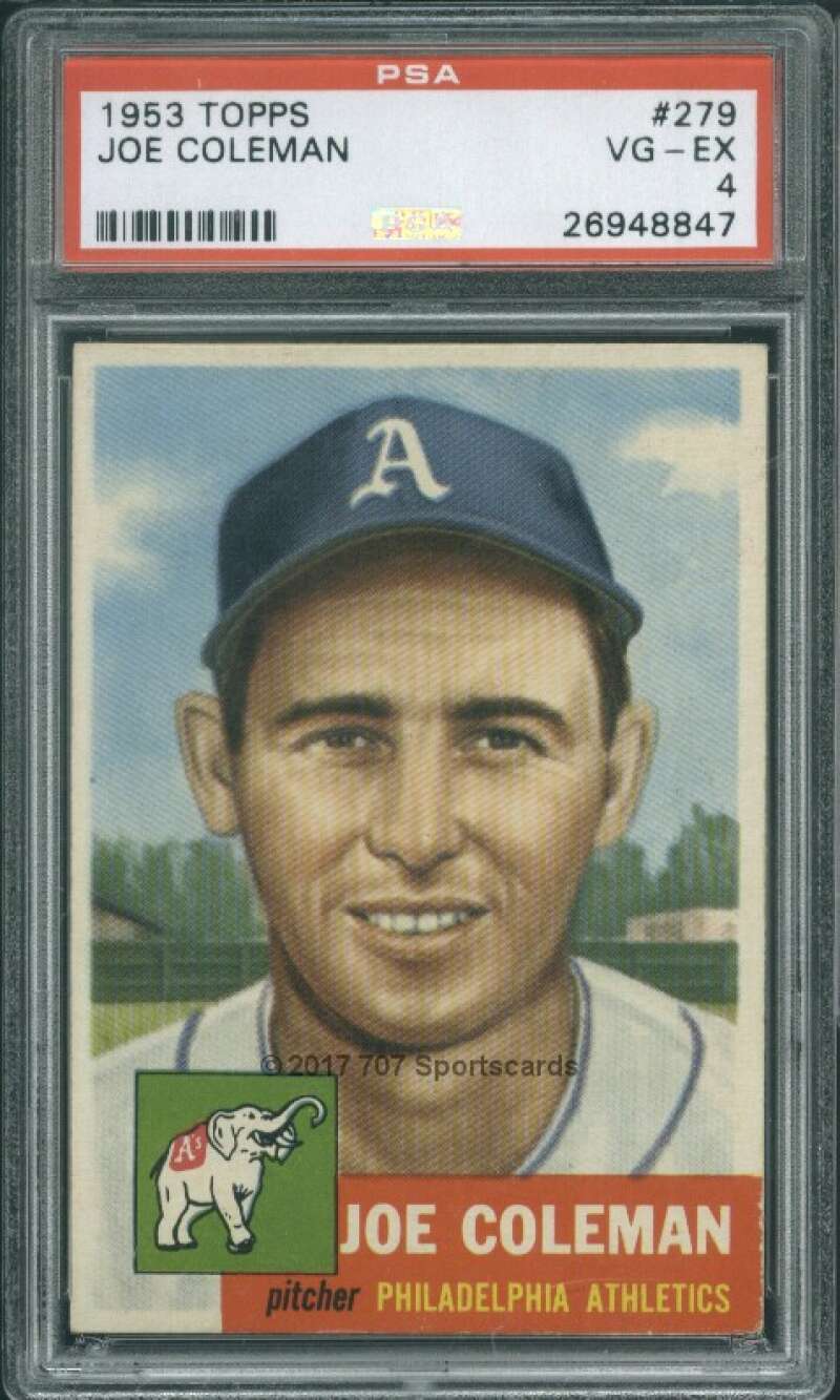 1953 Topps - High # #279 Joe Coleman for sale online | eBay