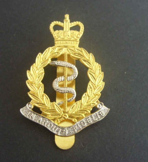 RAMC BERET & METAL CAP BADGE - ROYAL ARMY MEDICAL CORPS VETERAN BRITISH ...
