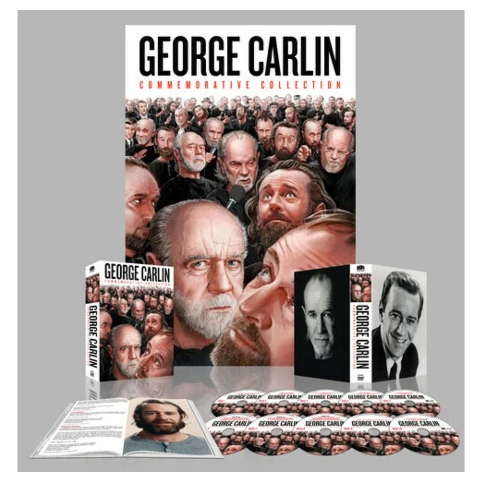 GEORGE CARLIN COMMEMORATIVE COLLECTION - 8 DVD + BONUS Audio CD & Blu ...