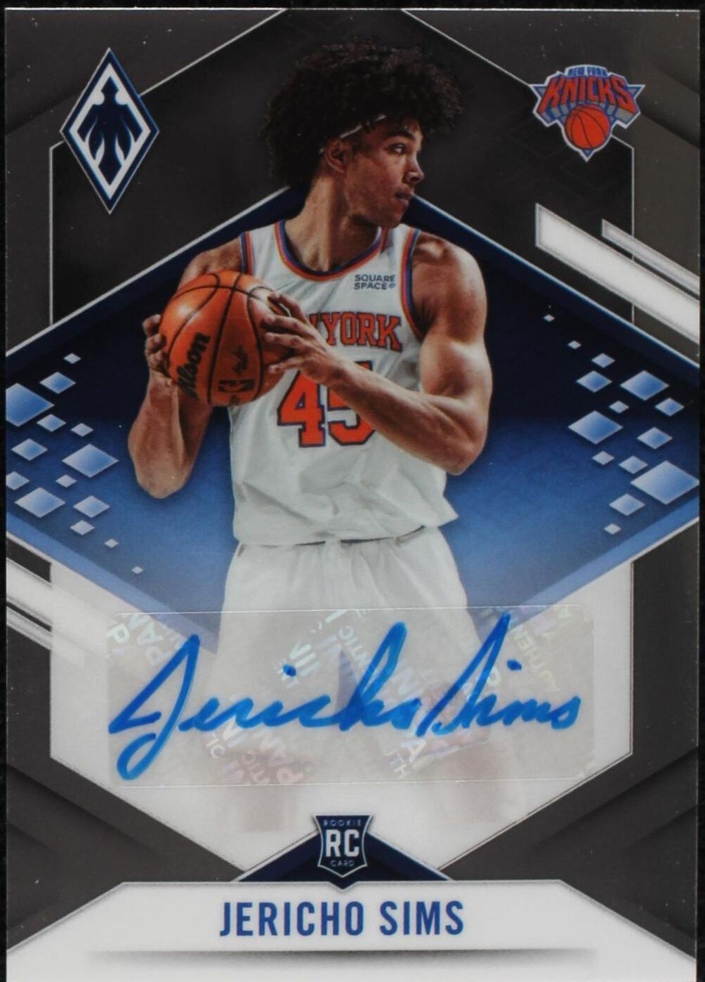 2021-22 Panini Chronicles - Phoenix Rookie Auto Jericho Sims #PRA-JSI /149 (AU, RC) for sale ...