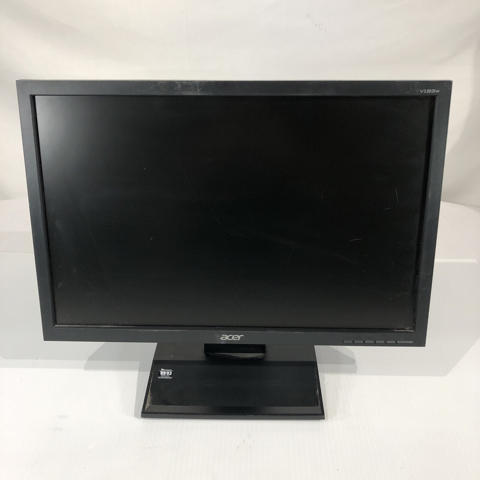 Acer V193W 19" Computer LCD Monitor Widescreen 1440 X 900 VGA With ...