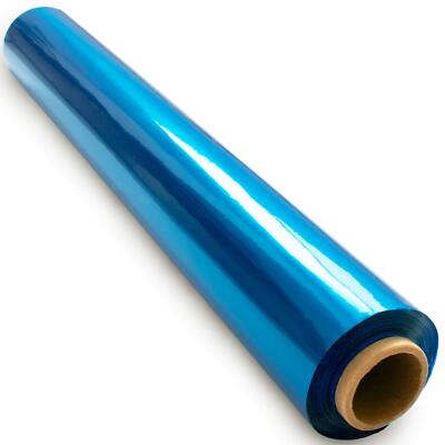 200 ft Blue Cellophane Wrap Roll 16 in x 200 ft - Colored Cellophane ...