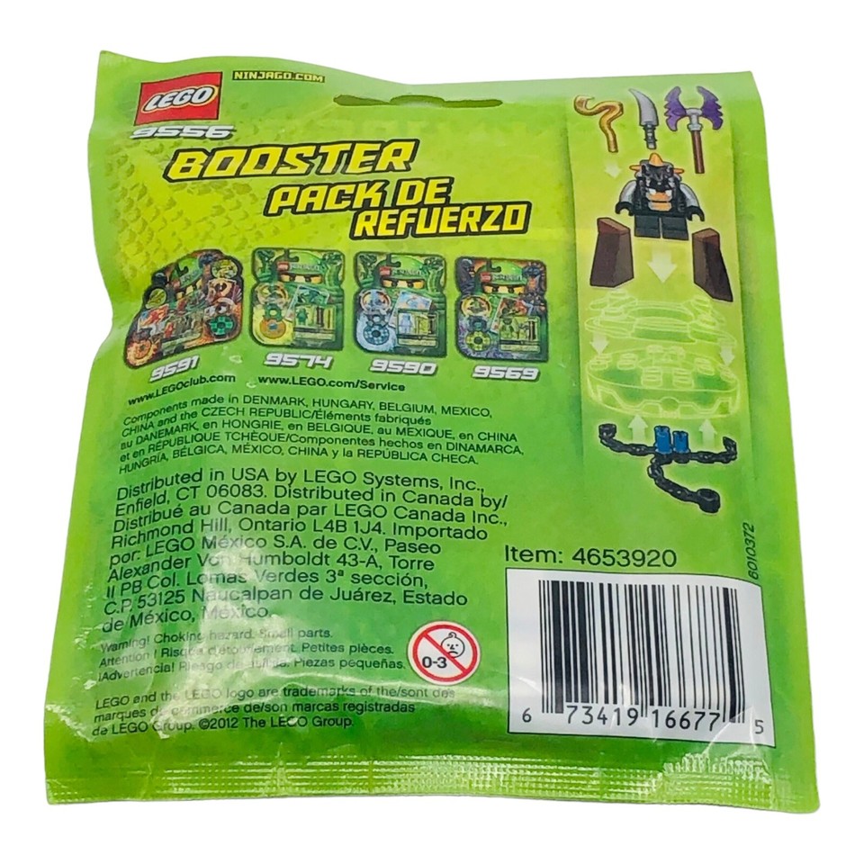LEGO Ninjago 9556 Masters Of Spinjitzu BYTAR Booster Pack Ninja RETIRED ...