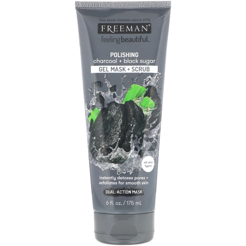 Freeman Beauty, Feeling Beautiful, Polishing Gel Mask + Scrub, Charcoal ...