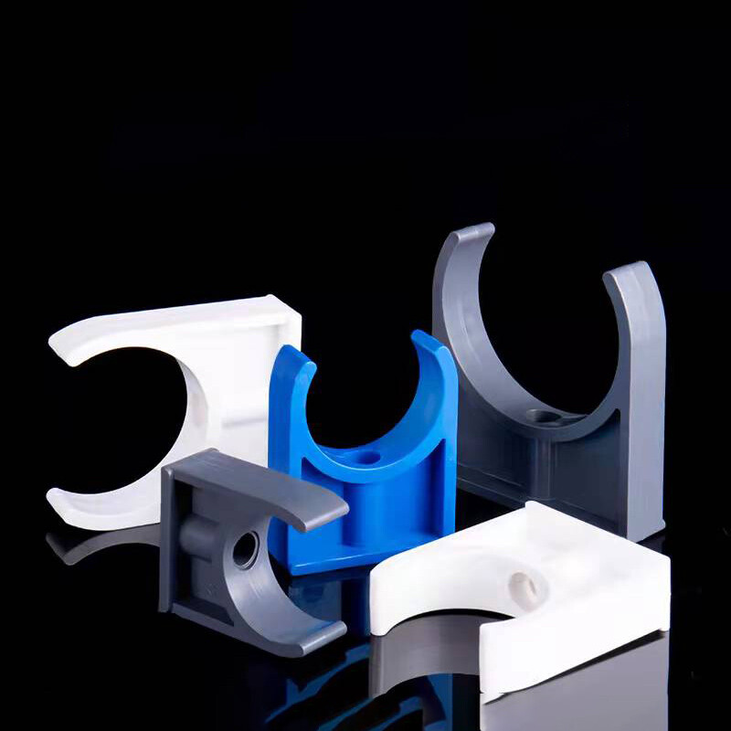 PVC Pipe Clips Clamp 20mm 25mm 30mm 32mm 40mm 50mm Fixed U-Shaped ...