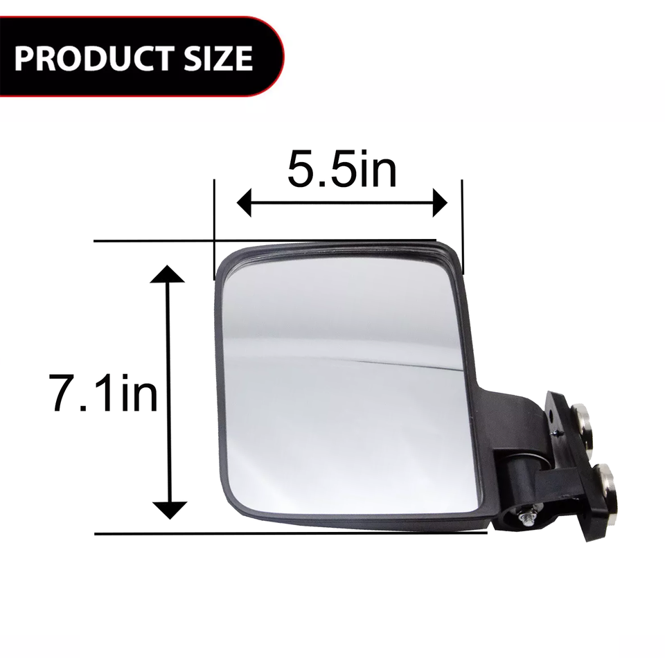 For Kubota BX B John Deere 1025R Crawler Magnetic Tractor Mirrors Pair ...