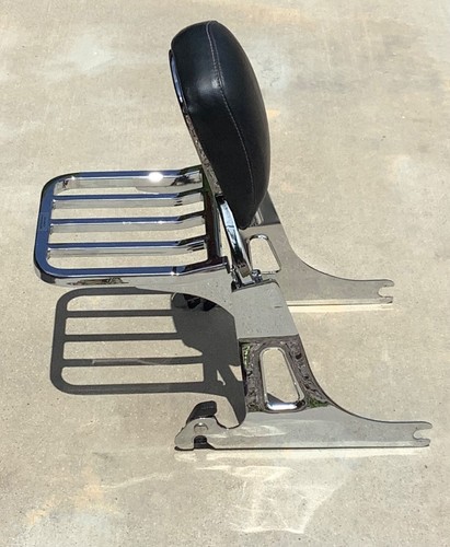 OEM Harley Davidson Detachable Backrest Sissy Bar Pad Rack VGC Arizona ...