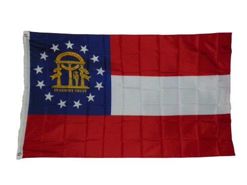 Georgia State Flag 3x5 3 X 5 Feet Polyester New United States | eBay