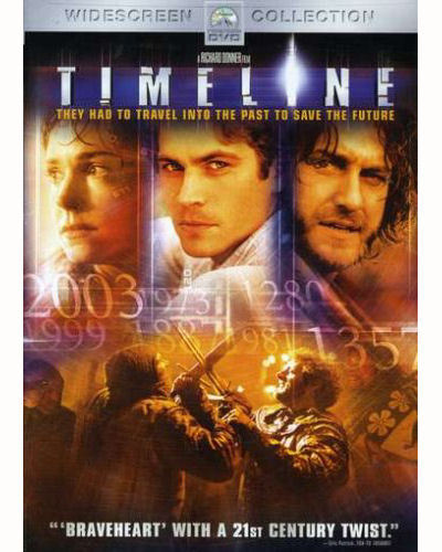 Timeline DVD Widescreen TIME LINE MOVIE Paul Walker Gerard Butler ...