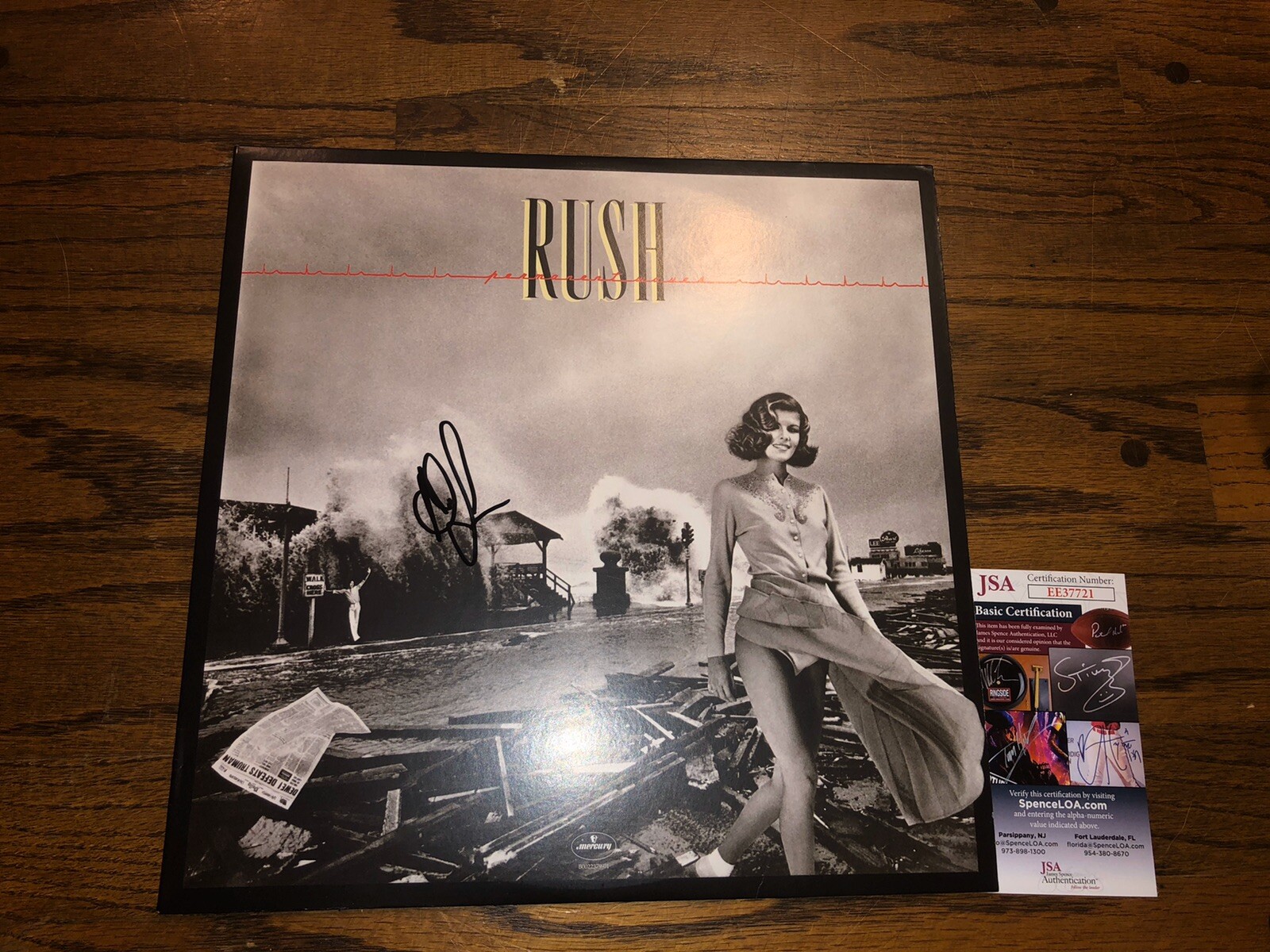 Rush Permanent Waves Album Cover Model