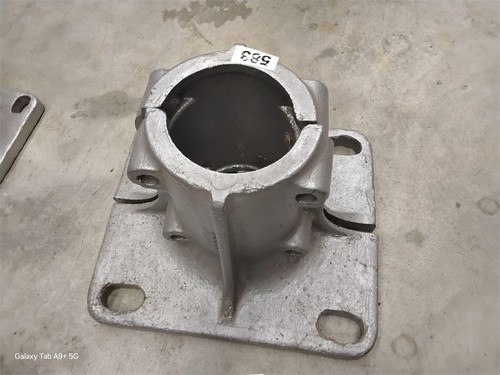 Post 2 Piece Cast Iron Mounting Shoe Base railroad crossing signal ...