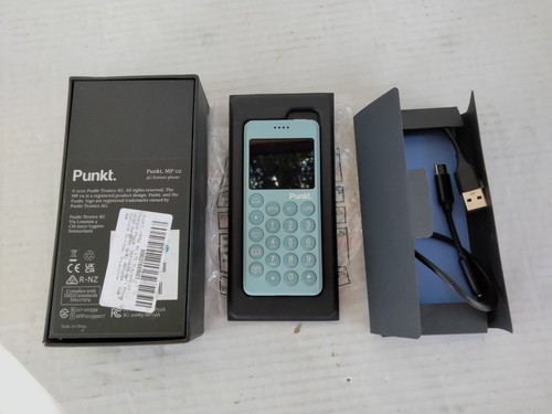 NEW Punkt MP02 Minimalist Phone Light Blue 4G LTE Unlocked | eBay