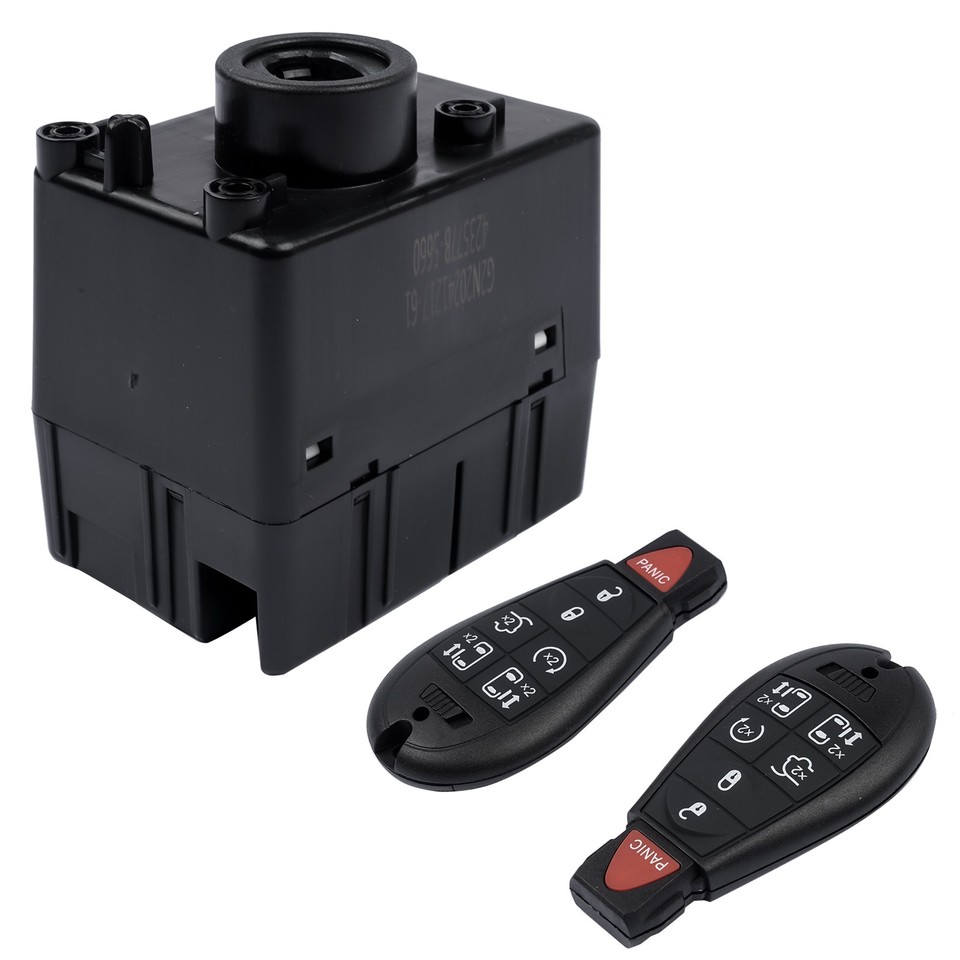 Wireless Ignition Module w/ Remote Key for Dodge Durango Jeep Ram 1500 ...