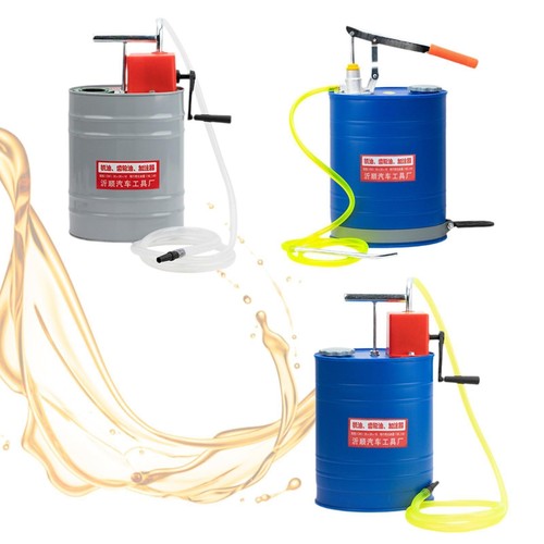 Hand Crank Oil Pump Filler 10L Easy to Use Fill System for Car Supplies ...