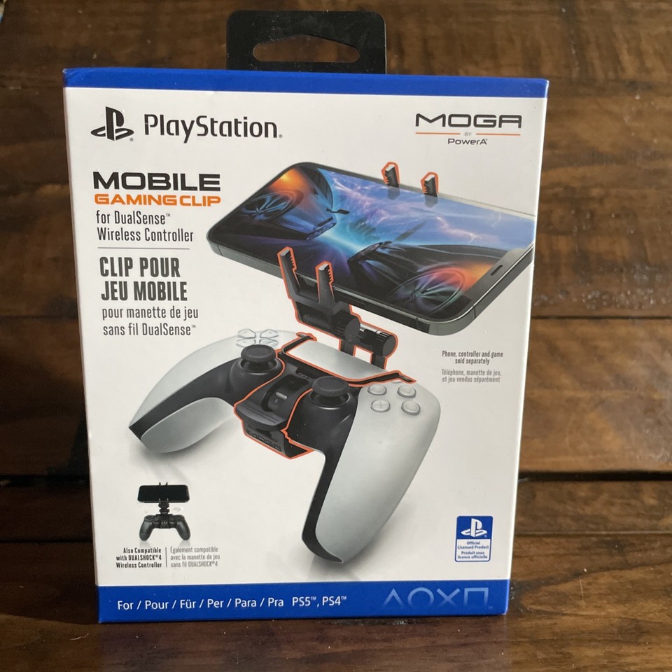 MOGA by PowerA Mobile Gaming Clip for PS5 DualSense / PS4 DualShock 4 ...