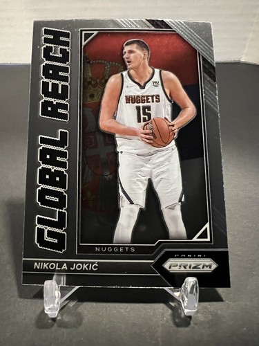 2022-23 Panini Prizm Basketball Nikola Jokic Global Reach Card #1 ...