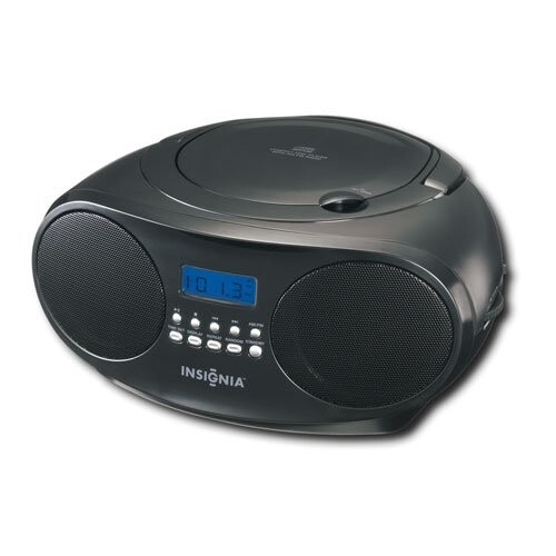 Insignia NS-B4111 CD CD-RW Player AM FM RADIO Portable Boombox ...
