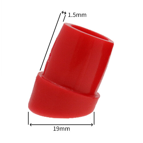 Red Plastic Angled Inserts 19mm, School Chair Feet, Insert, Floor ...