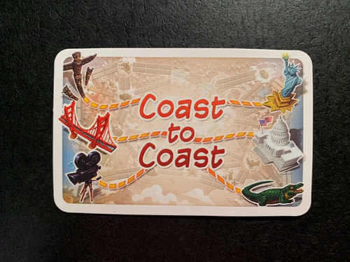 Ticket To Ride First Journey COAST TO COAST CARD | eBay