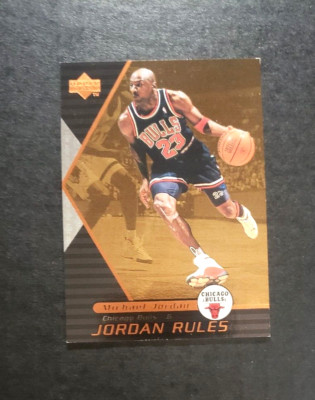 1998 Upper Deck #J2 Michael Jordan Jordan Rules Bronze Foil | eBay