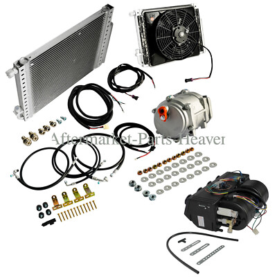 12V Underdash Universal Air Conditioner Kit Cooling Evaporator A/C Unit ...