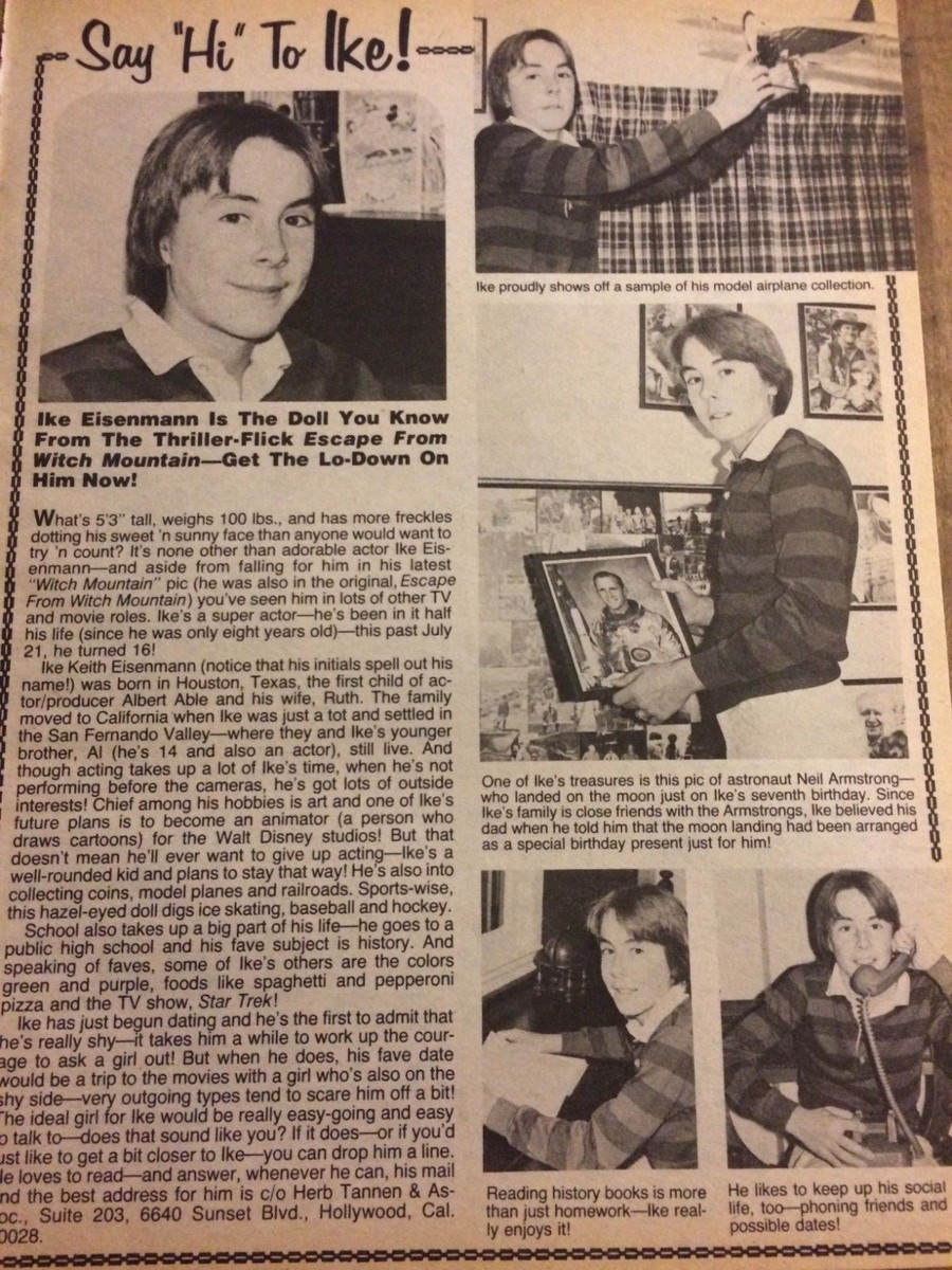 Ike Eisenmann Happy Birthday Ike Eisenmann, Born July 21 | Today In