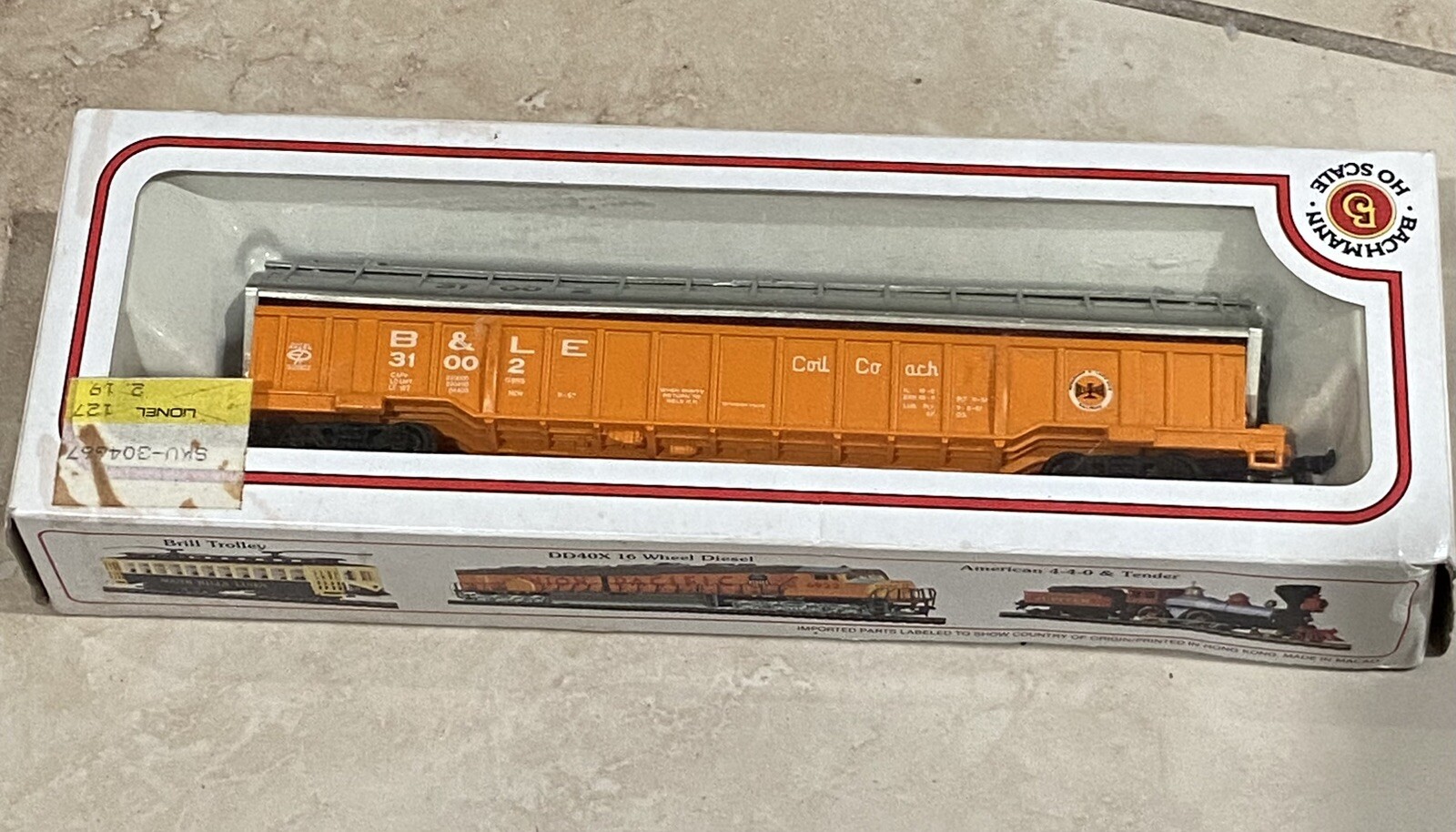 Vintage Bachmann HO Scale Electric Train Set - 4 trains, Power Pack ...