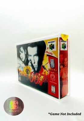 Nintendo 64 N64 Video Game Acrylic Display Case Protector, UV Resistant ...