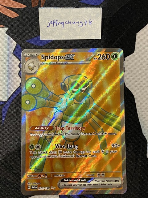 Pokémon TCG Spidops ex Scarlet & Violet Base Set 223/198 Holo Ultra ...